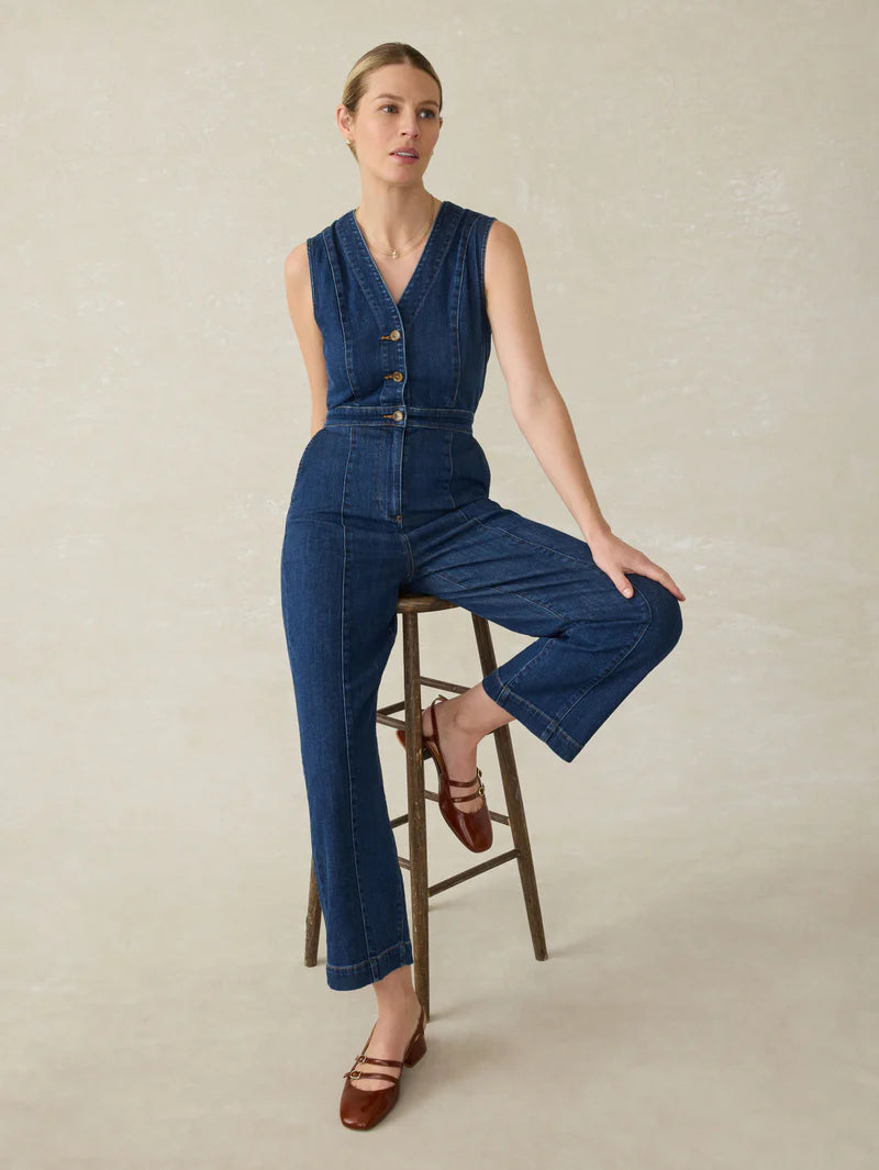 Faherty Denim Giselle Jumpsuit